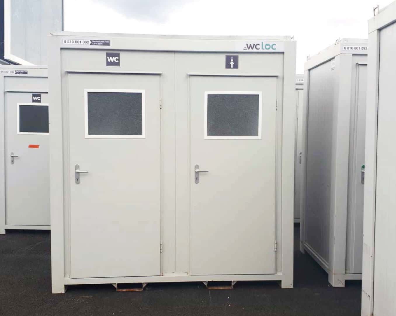 Cabinas y módulos WC para organizar tu trabajo este invierno - WC Loc